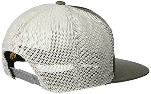 Caterpillar Men's Diesel Power Flat Bill Cap, Dark Earth, One Size