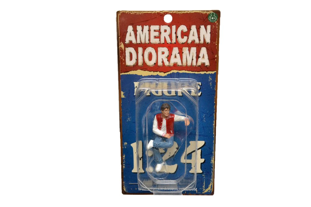 Adam Sitting Figurine for 1/24 Scale Models by American Diorama 23925