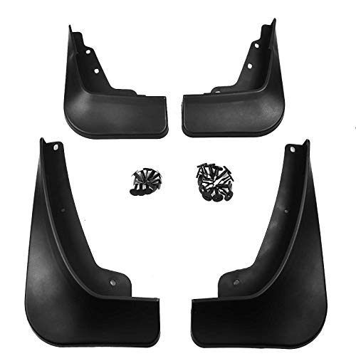 4Pcs Car Black Mud Flaps Mudguard Fender Cover Trim Replace for 2015-2023 2024 Dodge Charger SXT and 2015-2018 Charger GT/RT