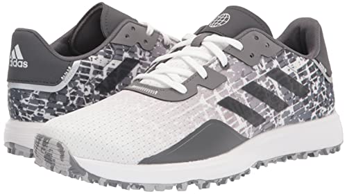 adidas Men's S2G Spikeless Golf Shoes, Footwear White/Grey Three/Grey Two, 11.5