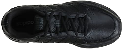 adidas Men's Strutter Fitness and Exercise Sneakers Man, Noir Noir Gris Foncã, 9.5