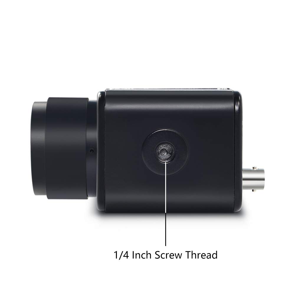 MOKOSE Mini SDI Camera with 3.6mm HD No Distortion Lens, HD-SDI 2 MP 1080P HD Digital CCTV Security Camera, 1/2.8 High Sensitivity Sensor CMOS with OSD Menu