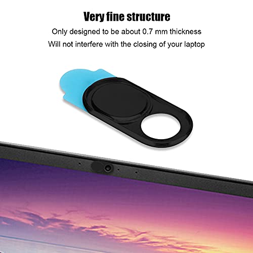 Simple Webcam Cover Sticker, Camera Protect Sticker, Security for Phone Smartphone Len(Black)
