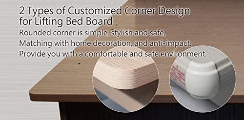 Bangshin Effort Saving and Buffer-Descending King Storage Bed, Safety Devices, Cushion Design, Reinforced Bottom Plate and 9 cm Rust-Resistant High Feet.