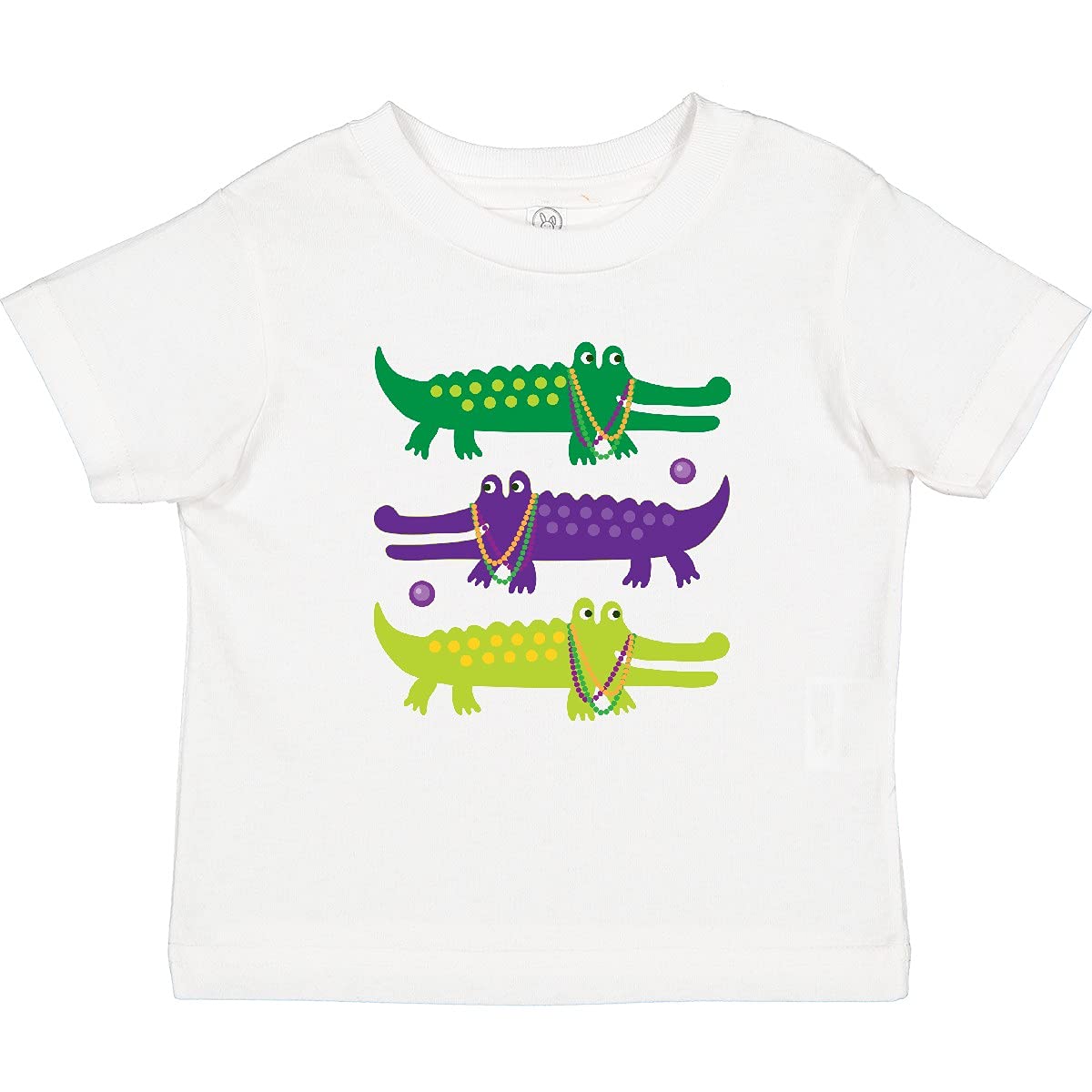 inktastic Mardi Gras Holiday Alligators Baby T-Shirt 18 Months 0020 White 393f5