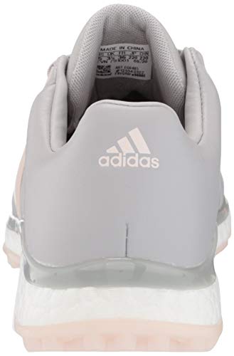 adidas Women's Tour360 XT Spikeless Golf Shoe Glory Grey/Pink Tint/Silver Metallic 7.5 M