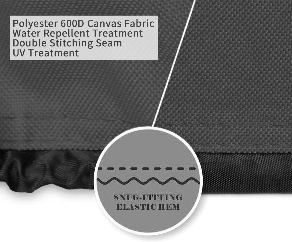 Adamoss Generator Cover for iGen4500 and Predator 3500, Heavy Duty Thicken 600D Polyester with Elastic Drawstring, Weather/UV Resistant (24”L x 18”W x 20”H)