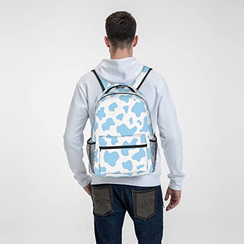 ASYG Cow Printed Backpack Cute Laptop Backpack Tablet Travel Picnic Bag Cute Laptop Bag