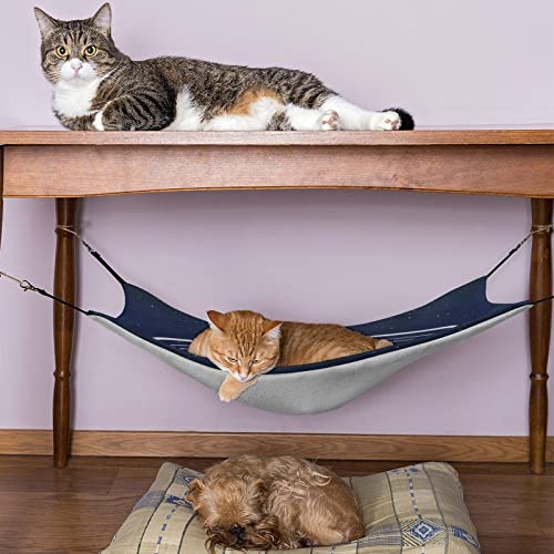 Black Star Constellation Disk Pet Hammock Bed Guinea Pig Cage Hammock Small Animal Hanging Bed for Ferret, Chinchilla, Puppy and Other Small Animals