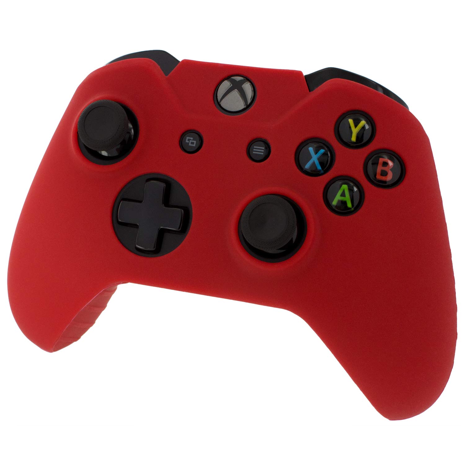 Assecure Pro red soft silicone skin grip protective cover for Microsoft Xbox