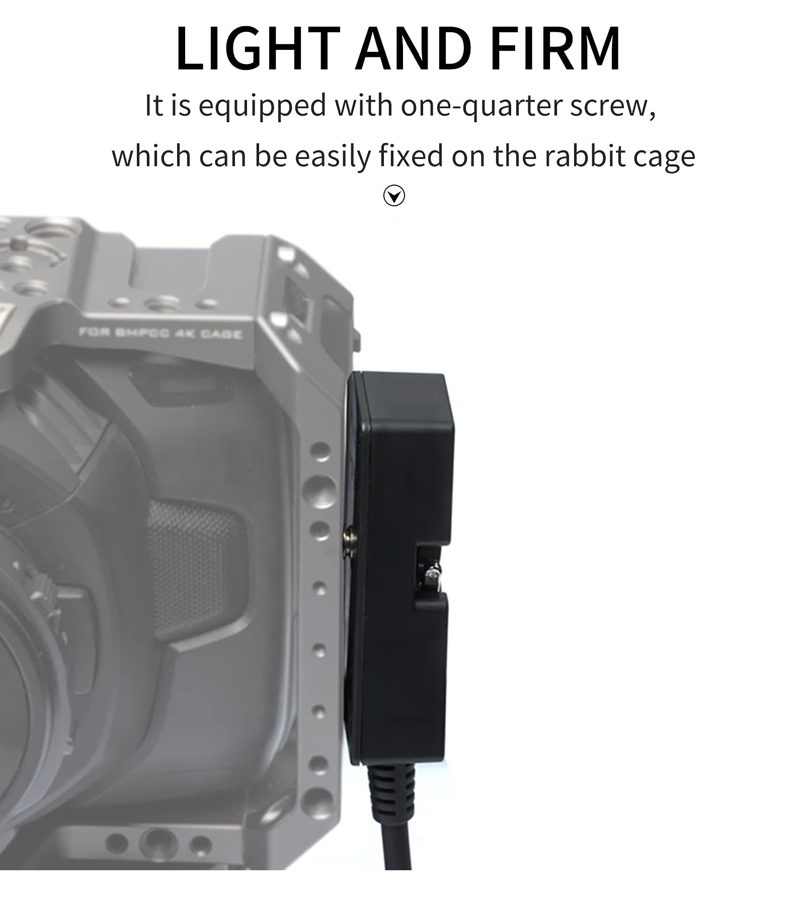 ZITAY D-tap 1x4 Power Splitter Hub with Reverse Insertion Prevention Adapter for VMount Battery