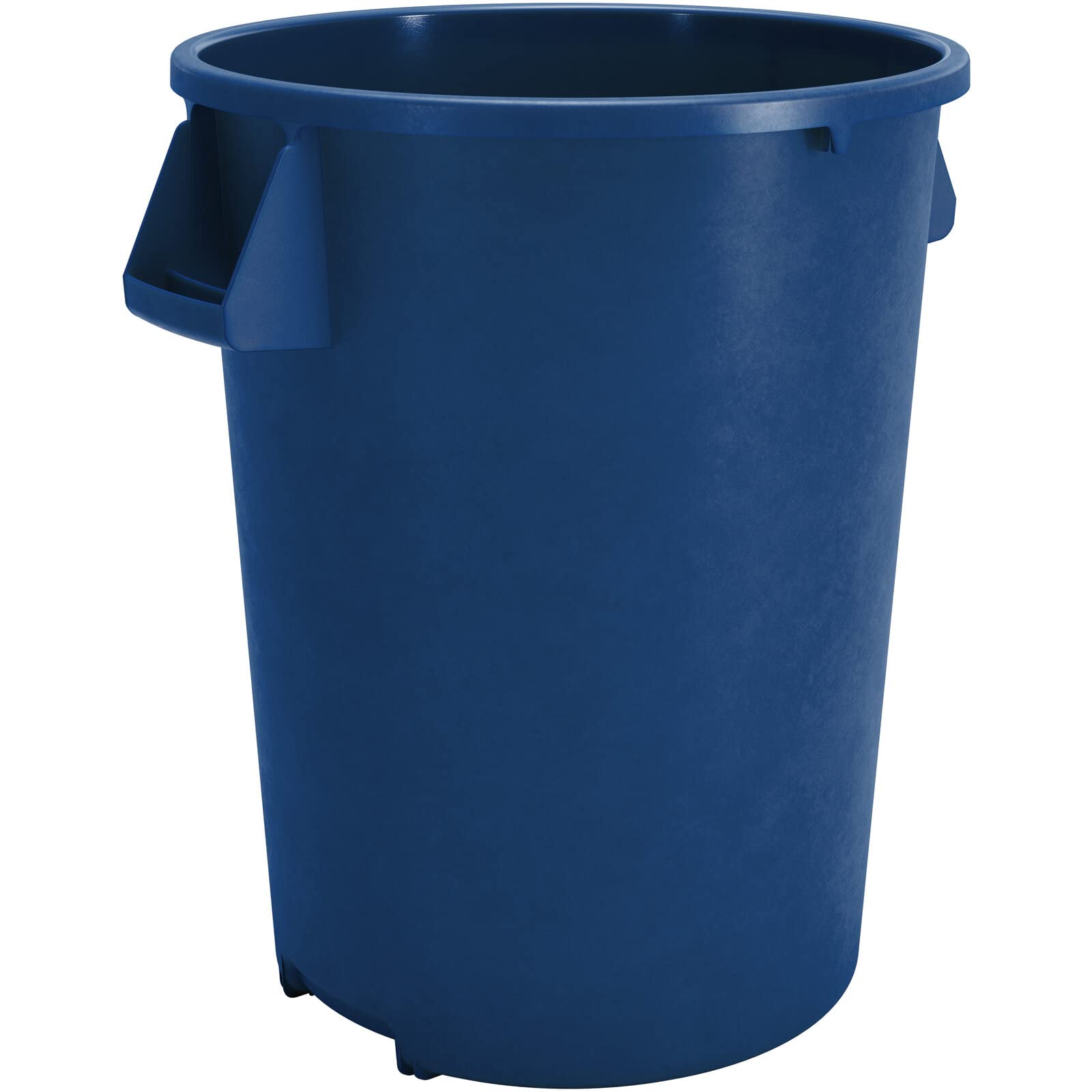 SPARTA Bronco Waste Bin Container, Trash Can, (Lids Sold Separately), Polyethylene, 32 Gallons, Blue, (Pack of 4)