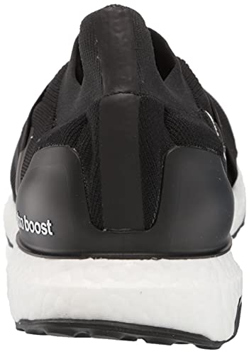 adidas Women's Ultraboost DNA Running Shoe, Black/Black/Acid Orange (Slip-on), 8.5