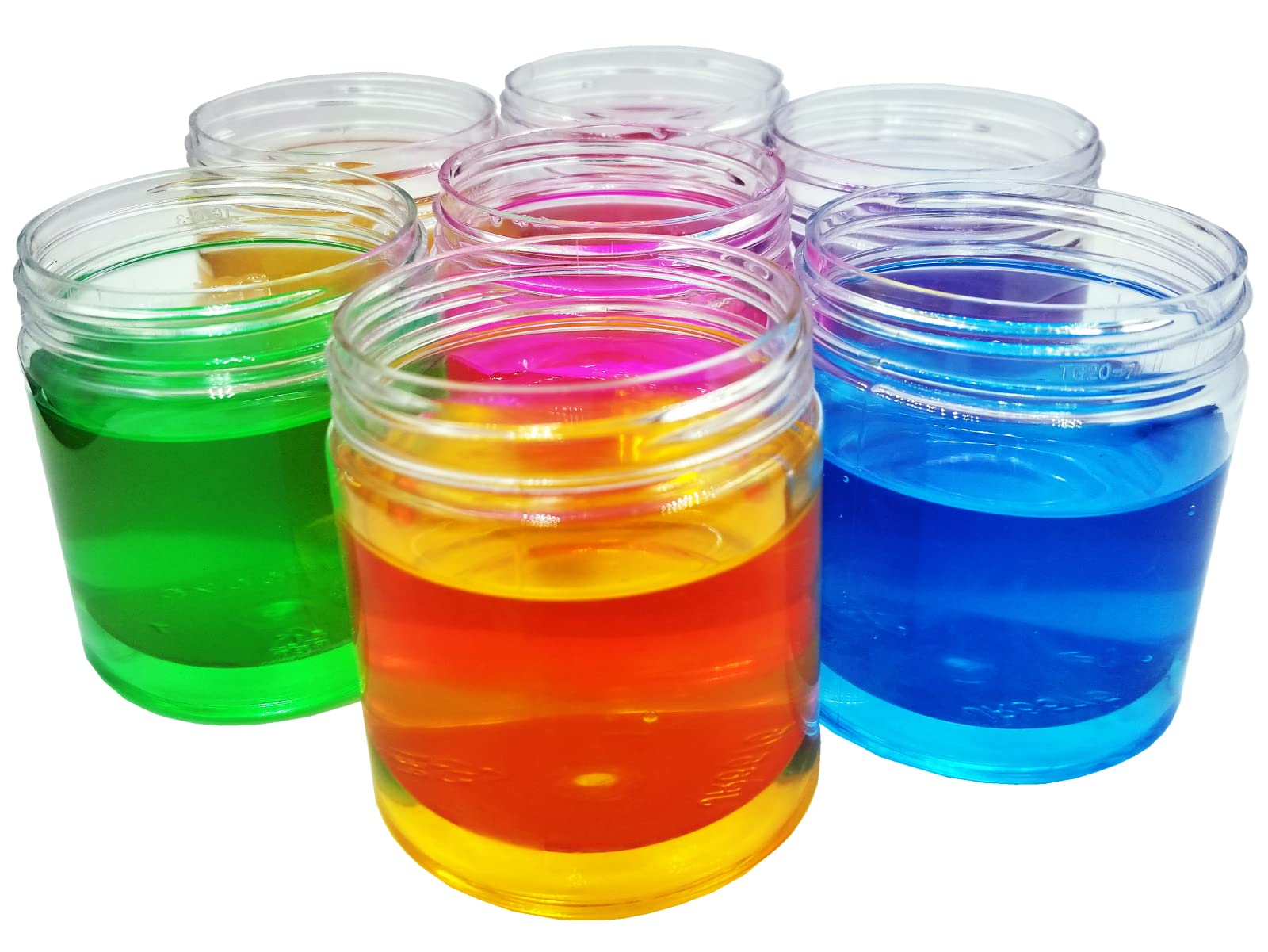 4oz Plastic Jars with Lids,12 Labels,Refillable Empty Round Containers,Pack of 12, Perfect for Cosmetic,Kitchen,Body Scrubs,Lotion,Personal Care Products and more