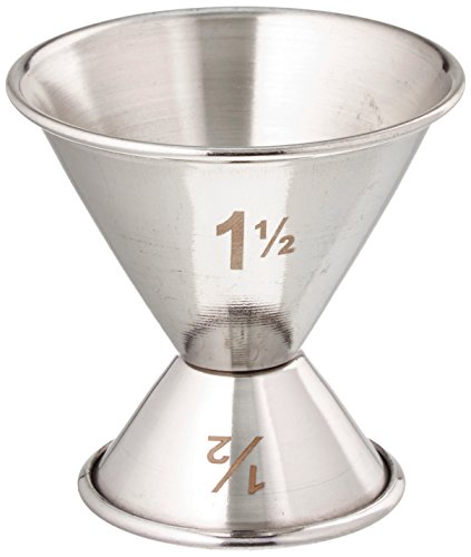 American Metalcraft J212 Jigger (Each),Silver,½ oz. x 1 ½ oz.
