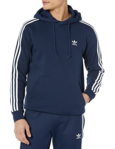 adidas Originals Men's Adicolor Classics 3-Stripes Hoodie, Navy, Medium