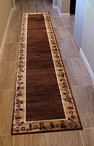 Cowboy Runner Area Rug Design L 375 (2 Feet 4 Inch X 10 Feet 9 Inch) Runner