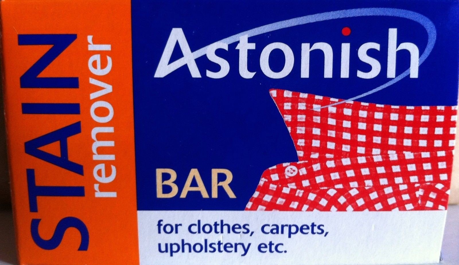 Astonish Stain Remover Bar Soap Carpet Clothes Upholstery Cleaner Laundry 75g
