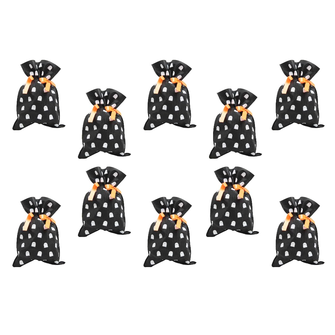 901PawPaw: Reusable Fabric Halloween Bags (10-pack)