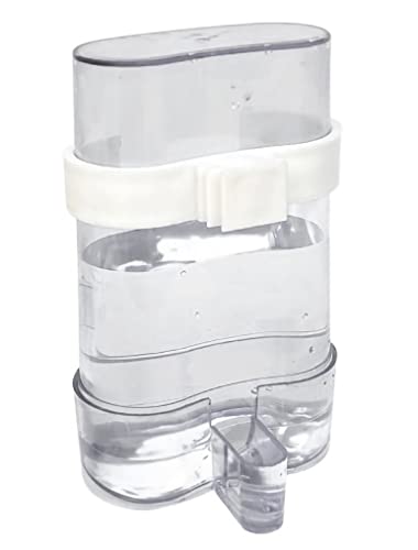 Automatic Bird Waterer Feeder,Bird Water Dispenser for Cage,2PCS No Mess Bird Feeder Parakeet Waterer Cockatiel Cage Accessories