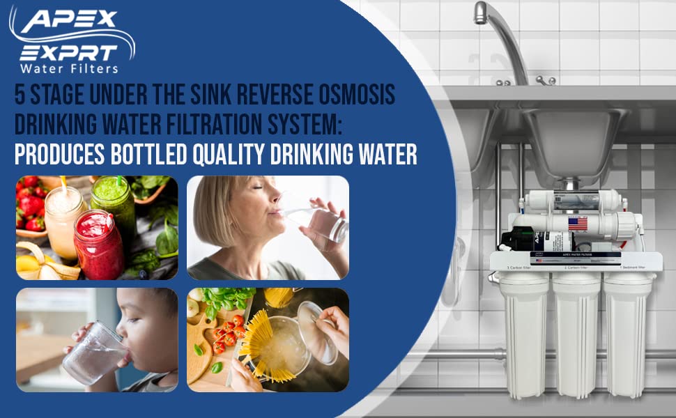 APEX Reverse Osmosis Drinking Water Filter (MR-5051)