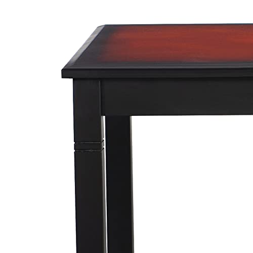 Linon Camden Table, 36" w x 20.5" d x 18" h, Cherry Coffee