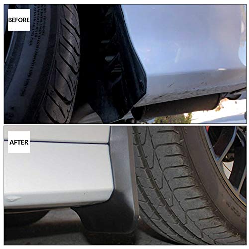 4Pcs Car Black Mud Flaps Mudguard Fender Cover Trim Replace for 2015-2023 2024 Dodge Charger SXT and 2015-2018 Charger GT/RT