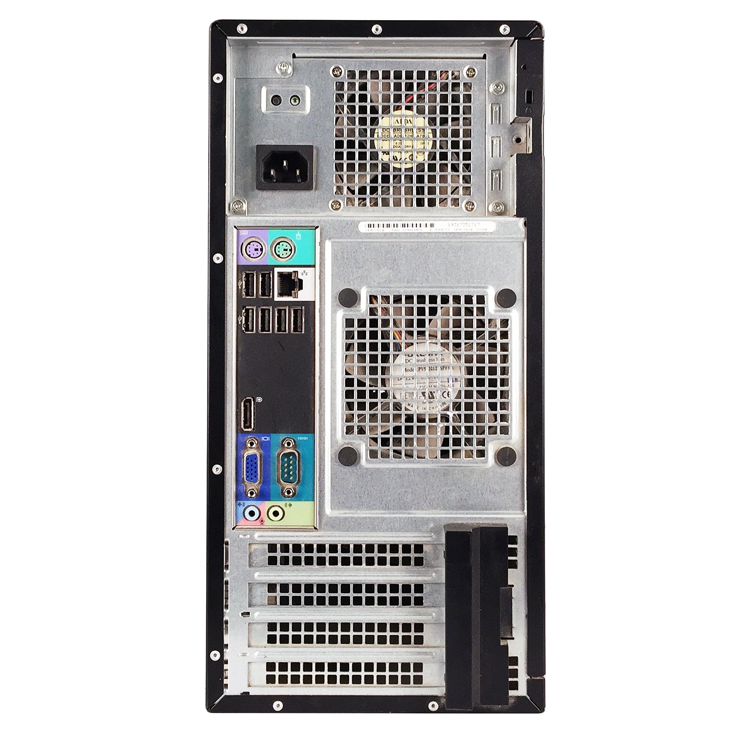 Dell OptiPlex 790 Tower Desktop PC, Intel Quad Core i5-2500 up to 3.7GHz, 4G DDR3, 500G, DVD, WiFi, BT 4.0, Windows 10 64 Bit-Multi-Language Supports English/Spanish/French(Renewed)