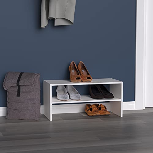 ClosetMaid 8993 Stackable 24-Inch Wide Horizontal Organizer, White
