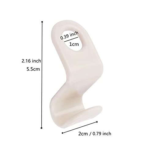 Clothes Hanger Connector Hooks 60Pieces, 4-Colors Heavy Duty Hanger Connector Hooks, Used in Closet Space Savers and Organizer Closets