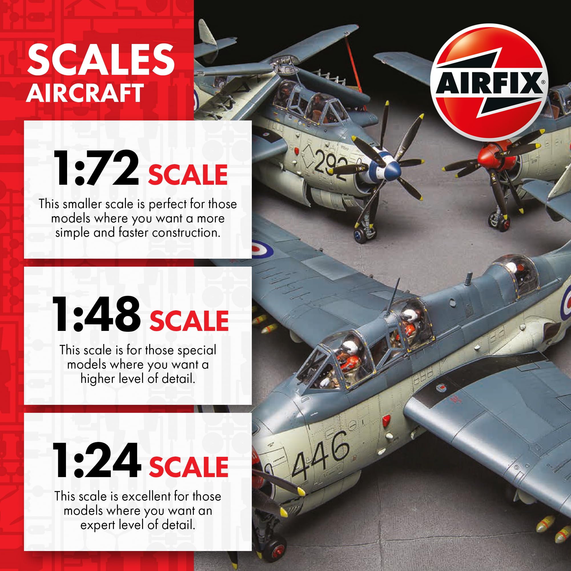 Airfix Model Airplane Kit Gift Set - A55300A BAE Harrier GR.9A, Plastic Plane Model Kits for Adults & Kids 14+, Skill Level 2, 1:72 Scale WW2 Military Aircraft Models - Real Aeroplane Models