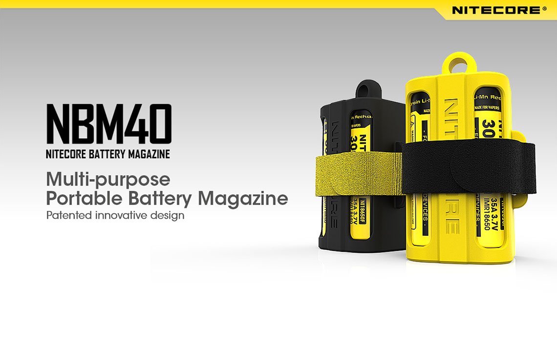 EdisonBright Nitecore D4 Digital Smart Battery Charger for Li-ion Ni-MH Ni-CD with 12V DC Car Adapter, NBM40 18650 Battery Magazine Battery Carry Case
