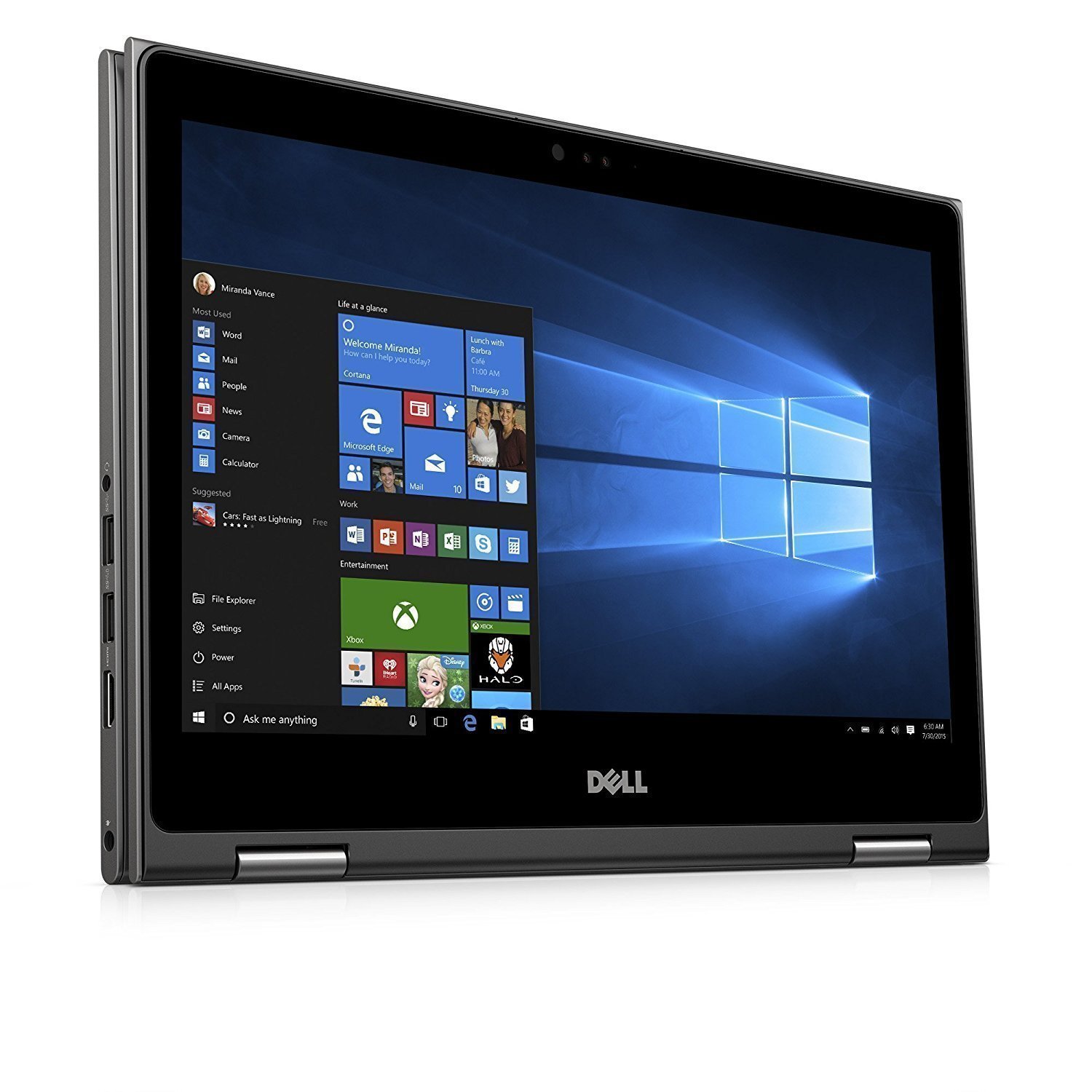 Dell Inspiron i7359 13.3-Inch 2-IN-1 touchscreen Laptop (i7-6500U, 8GB, 256GB SSD, FHD 1920 x 1080 Windows 10) (Renewed)
