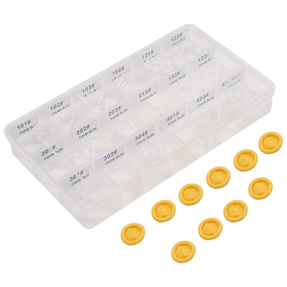 Yoidesu 60PCS Hard Drive Repair Head Replacement Tools,Magnetic Head Change Kit for 2.5/3.5 inch Hard Drive,HDD Head Comb Tool Kit Have Good Synchronization for Data Recovery Operations