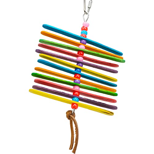 Bonka Bird Toys 868 Mini Stick Natural Chew Colorful Parrot Parrotlet Cockatiel Cockatoo Budgie