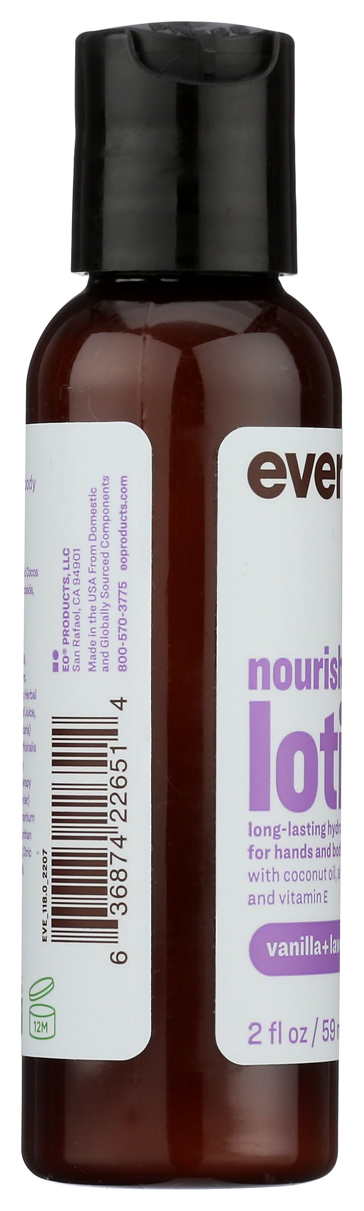 Everyone for Every Body Nourishing Lotion Travel Size: Vanilla and Lavender, 2 Ounce