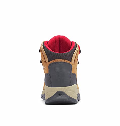 Columbia Women's Newton Ridge Plus Waterproof Amped, Elk/Mountain Red, 9