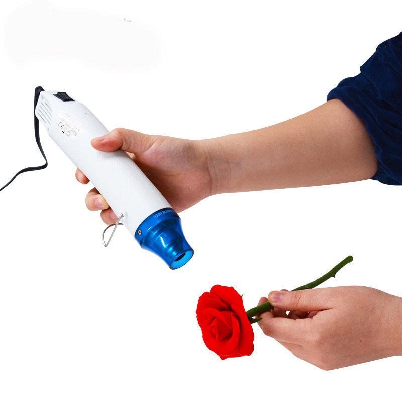 Beeiee Heat Gun for crafts,Mini Handheld Hot Air Gun,300W Portable Heat Gun for DIY Craft Embossing, Shrink Wrapping PVC, Drying Paint, Clay, Rubber Stamp