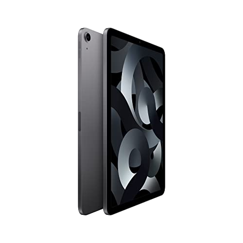 Apple iPad Air (5th Generation): with M1 chip, 10.9-inch Liquid Retina Display, 256GB, Wi-Fi 6, 12MP front/12MP Back Camera, Touch ID, All-Day Battery Life β Space Gray