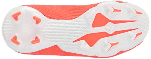 adidas X Speedflow.3 Laceless Firm Ground Soccer Shoe, Red/Black/Solar Red, 5 US Unisex Big Kid