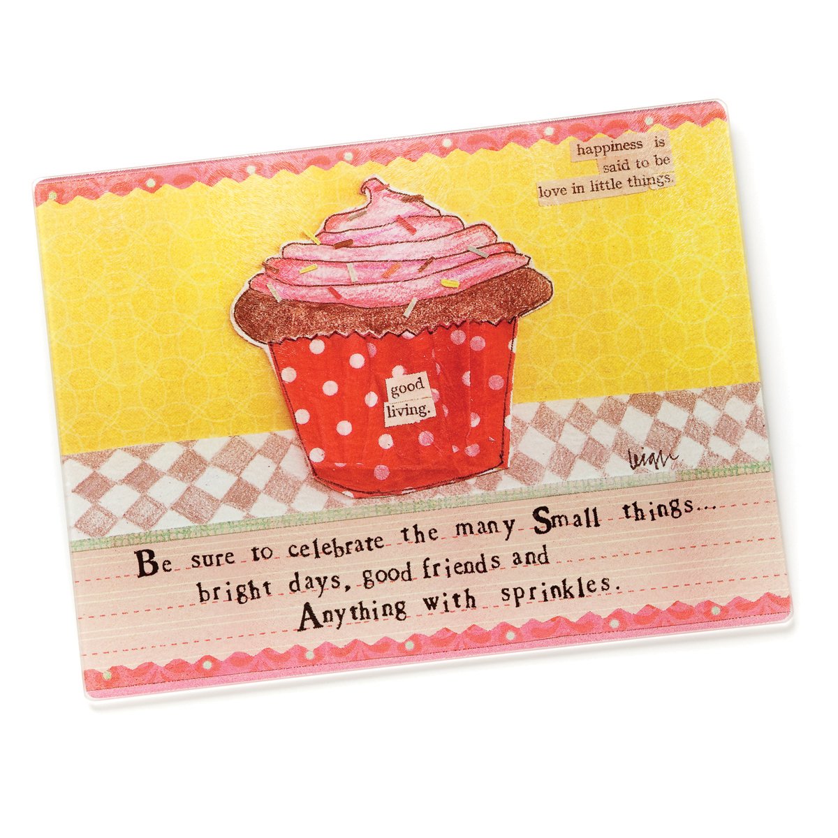Curly Girl - Anything with Sprinkles - Cutting Board
