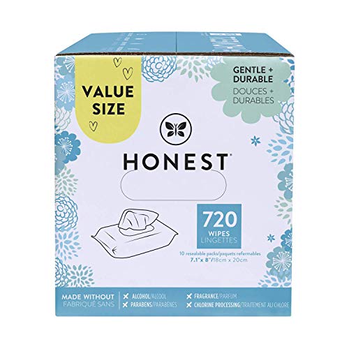 The Honest Company Baby Wipes - 720 Count, 72 Count (Pack of 10)