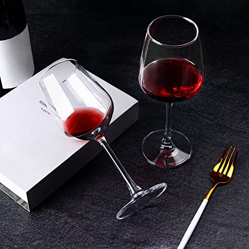 CZUMJJ Wine Glasses set of 12, 12 oz Durable Red White Wine Glasses for Wedding, Party, Dishwasher Safe