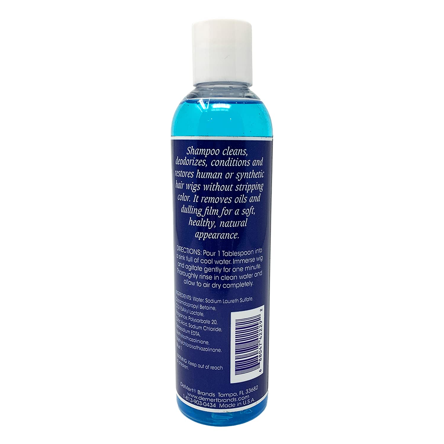 DeMert Wig & Weave System Shampoo for Natural and Synthetic Hair (2 Pack of 8 oz)