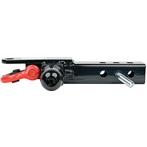 ATV/UTV Tek Elite 4-Way Hitch 1/7/8", 2" Ball mounts | Pin Pull | Towing Shackle