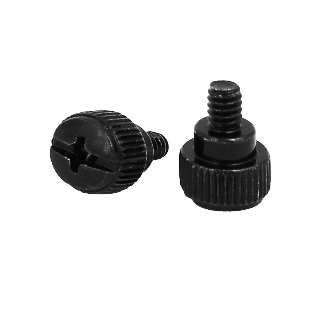 New Lon0167 M3.5x5mm Male Featured Thread Metal Computer reliable efficacy Desktop PC Case Thumb Screws Black 25pcs(id:64a 95 dc dd9)