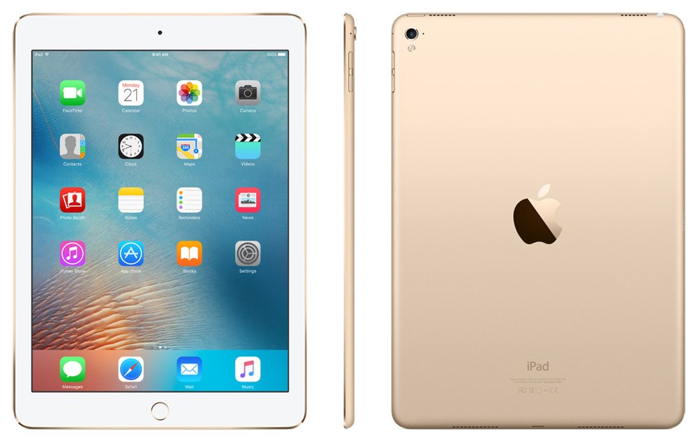 Apple iPad Pro Tablet (32GB, Wi-Fi, 9.7in) Gold (Renewed)