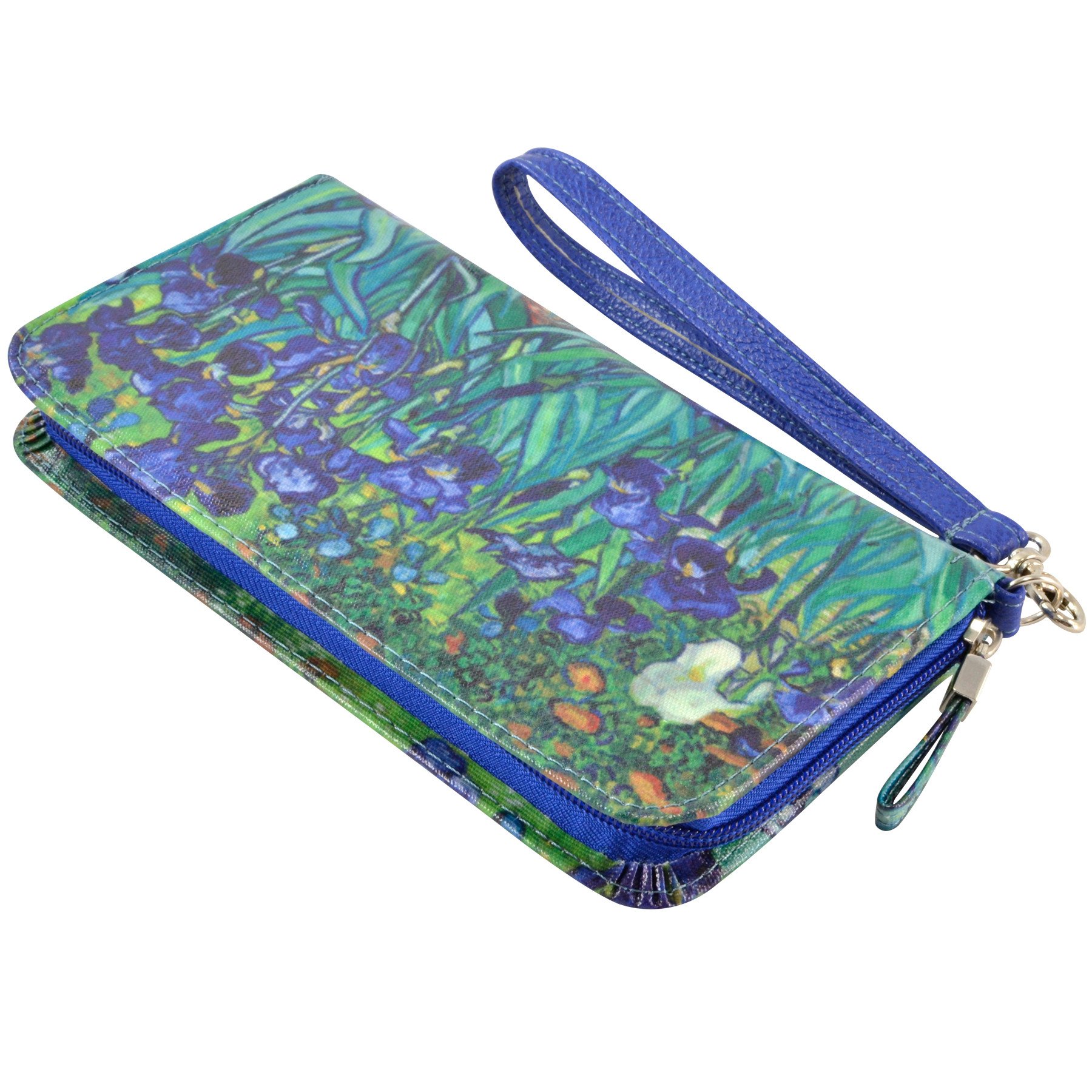 Alicia Klein® A92MS-IRISES Island collection - Market Street Wallet Wristlet and Phone Case