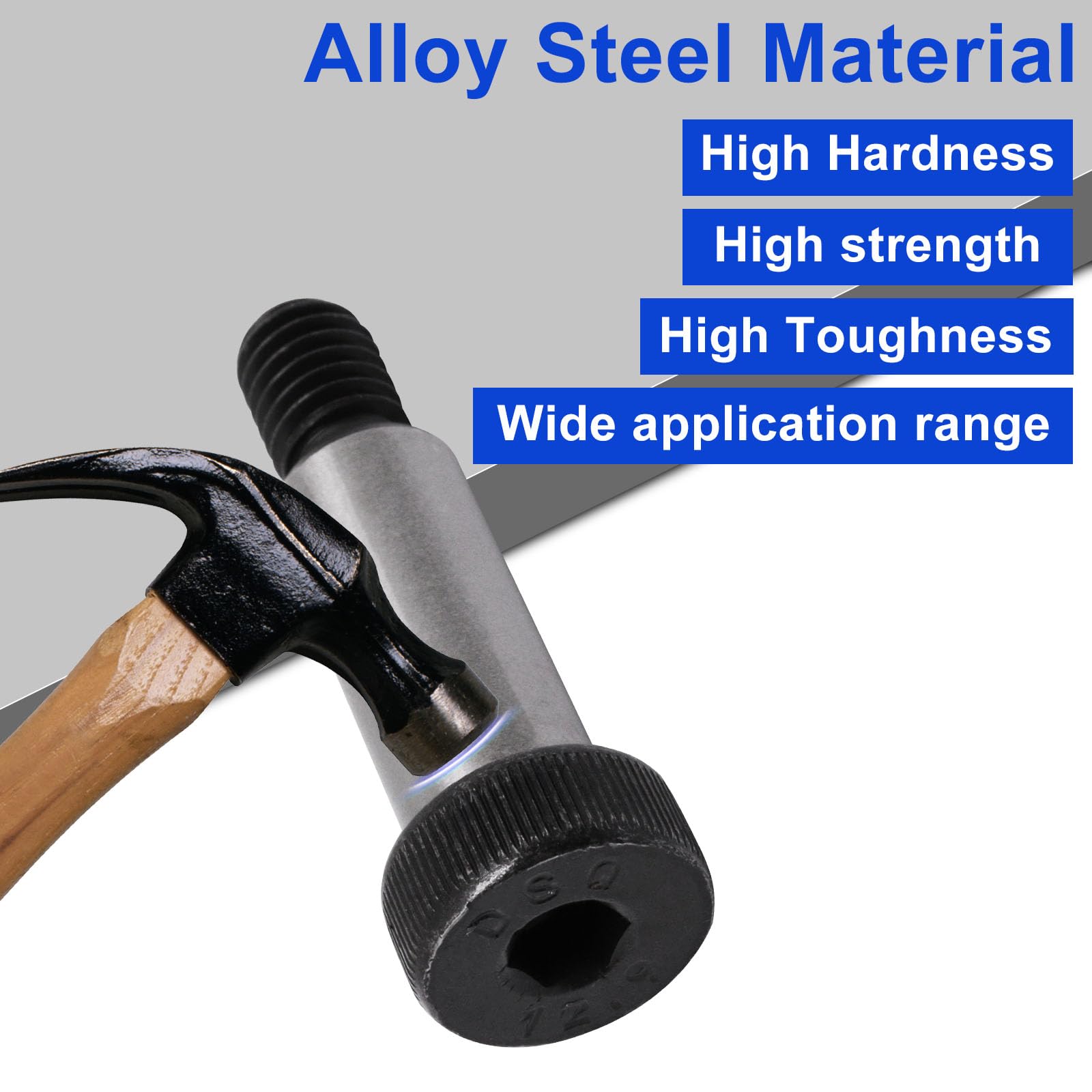 S SYDIEN 6Pcs Alloy Steel Hexagon Socket Head Shoulder Screw Bolt 3/8" Shoulder Dia,5/8" Shoulder Length,5/16"-18 UNC Thread