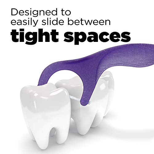 GUM - 887DD Comfort Slide Flossers for Tight Spaces, Fresh Mint, Dental Floss Picks, 90 Count (Pack of 6)